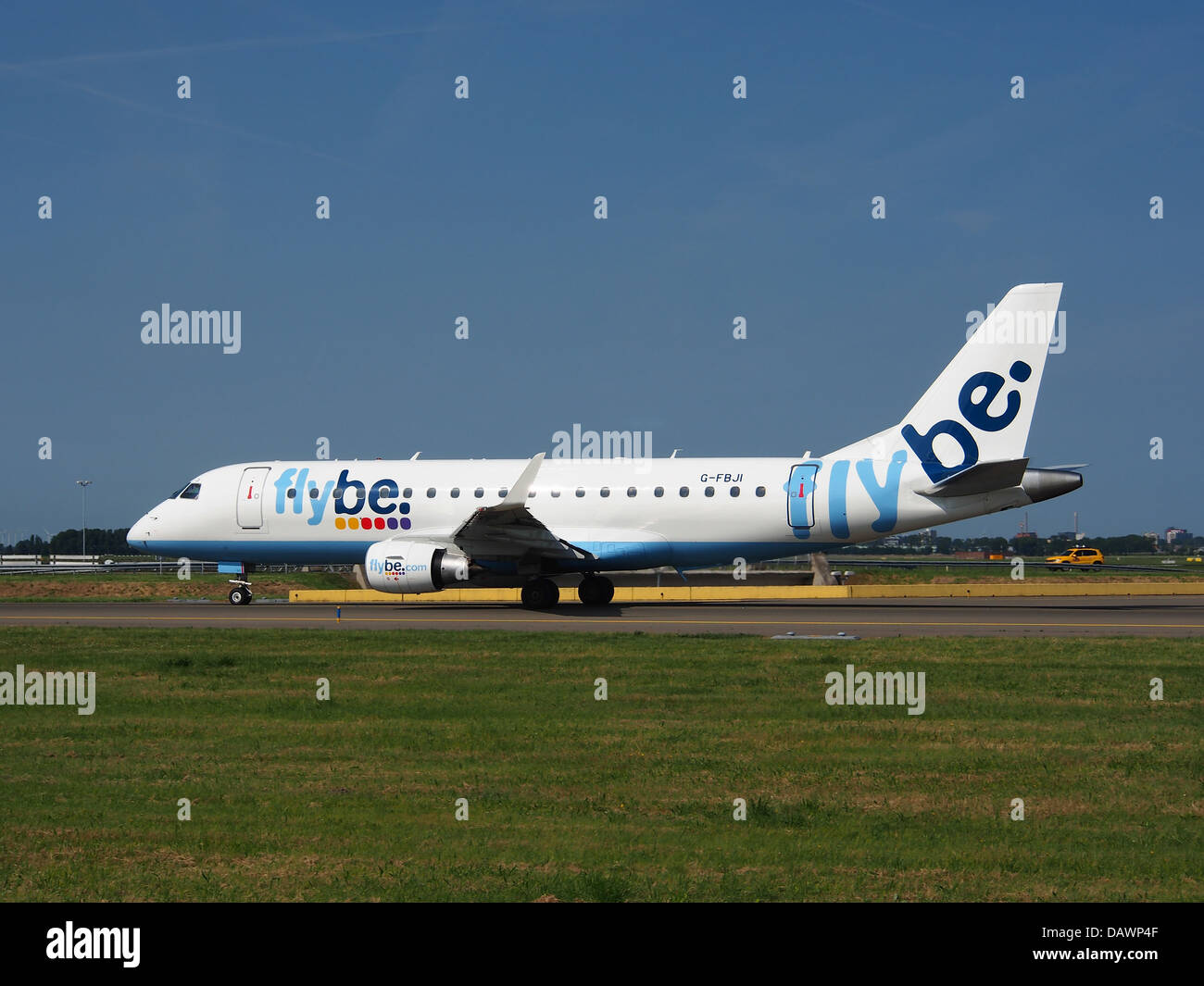The Flybe Embraer ERJ-175STD (G-FBJI) is a regional jet designed for ...