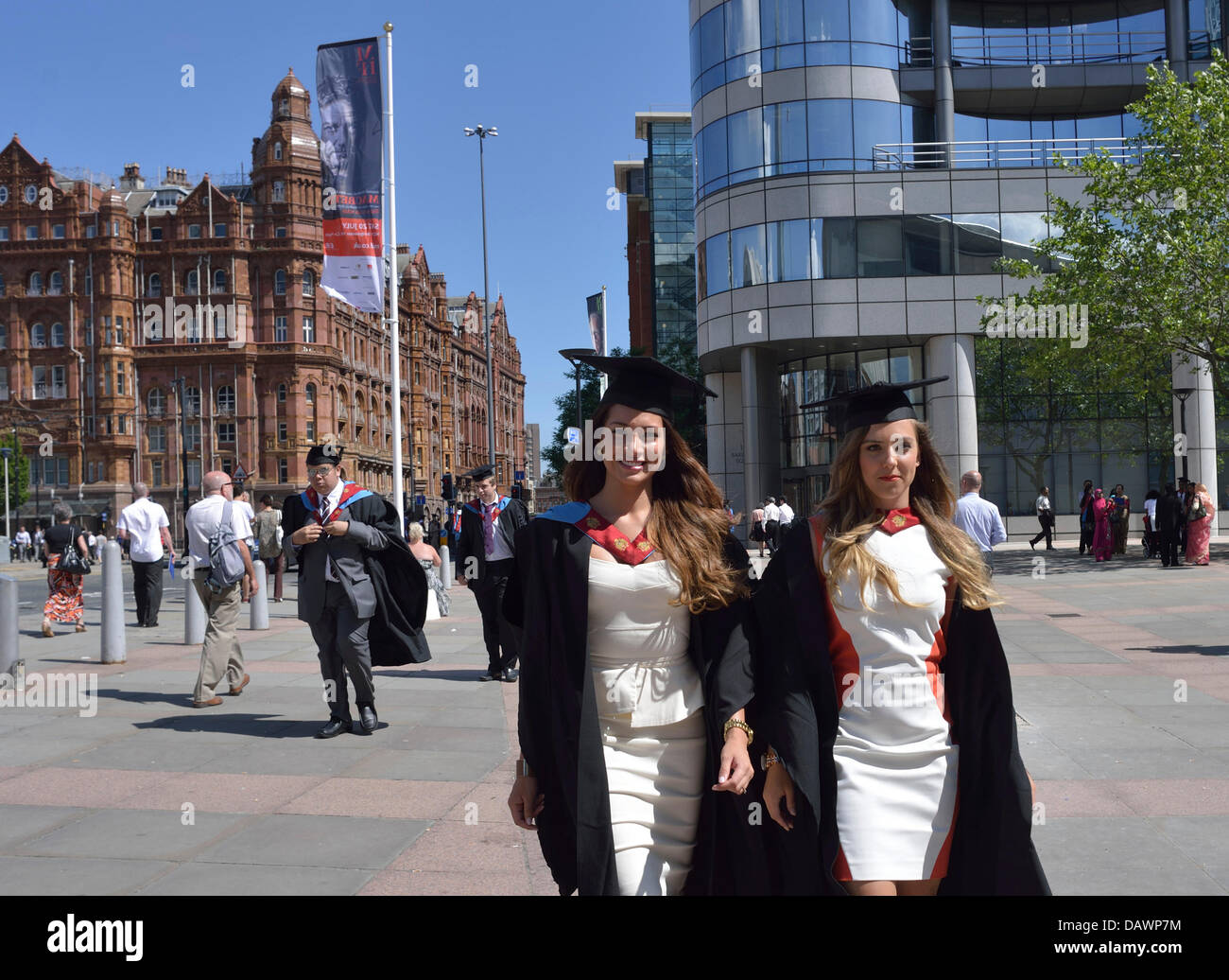 19 July 2013, Manchester Metropolitan University Graduation, Manchester, UK. Tara Hoyos and ...
