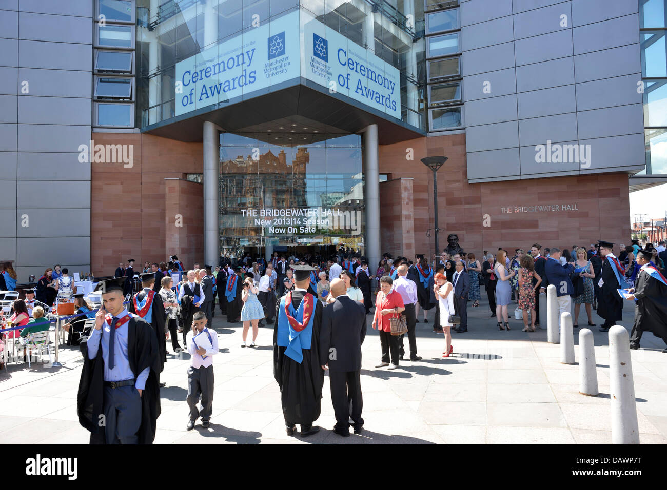 19 July 2013 Manchester Metropolitan University Graduation, Manchester, UK Students from MMU ...