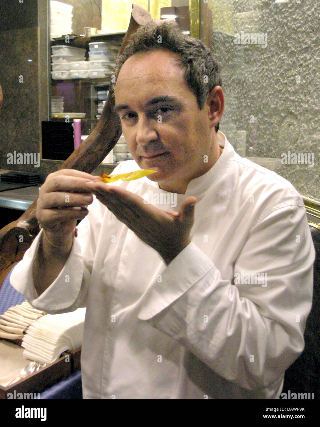 The file picture, dated 29 September 2006 shows Spanish star chef ...