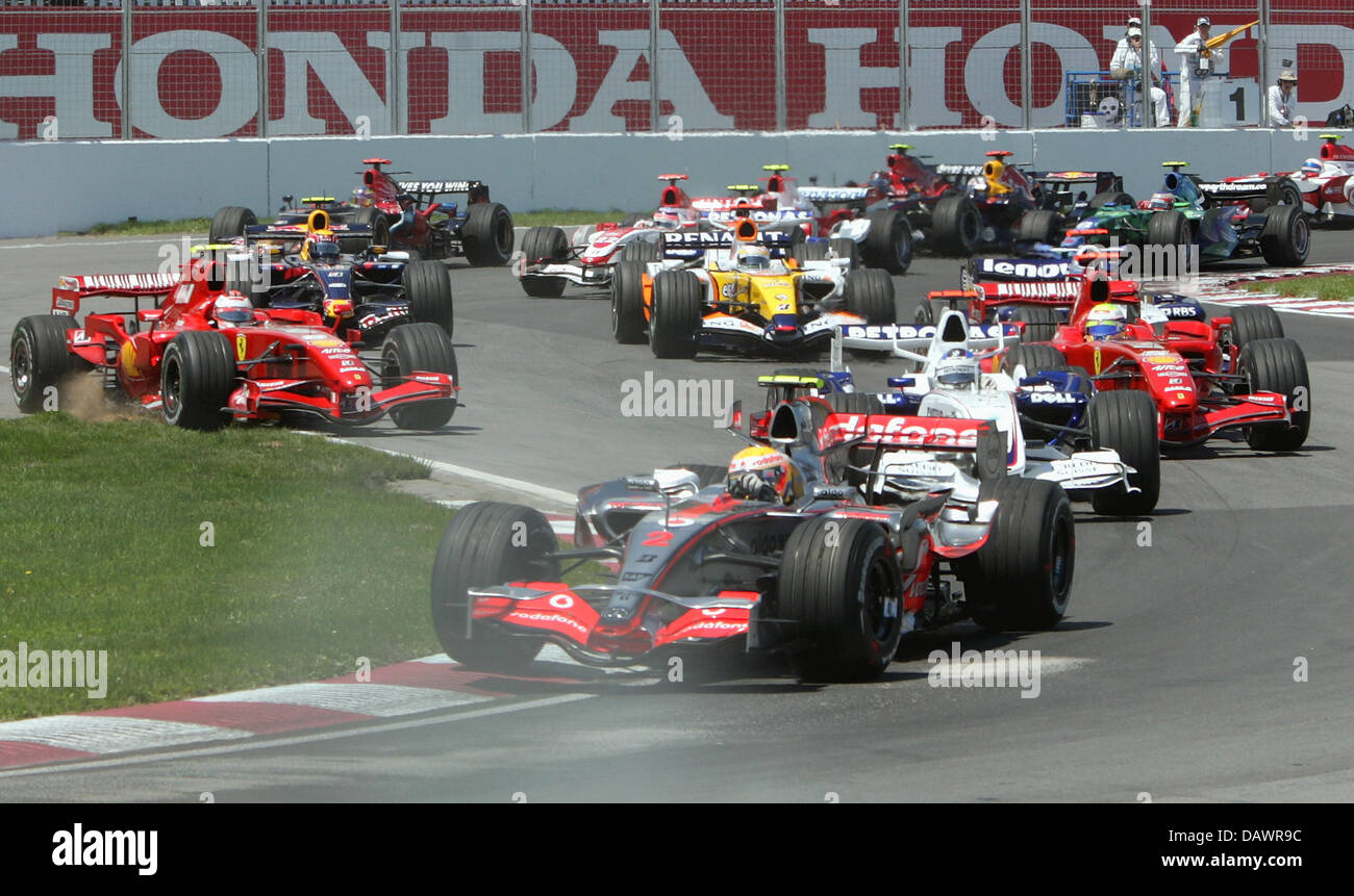 Lewis hamilton 2007 canada hi-res stock photography and images - Alamy