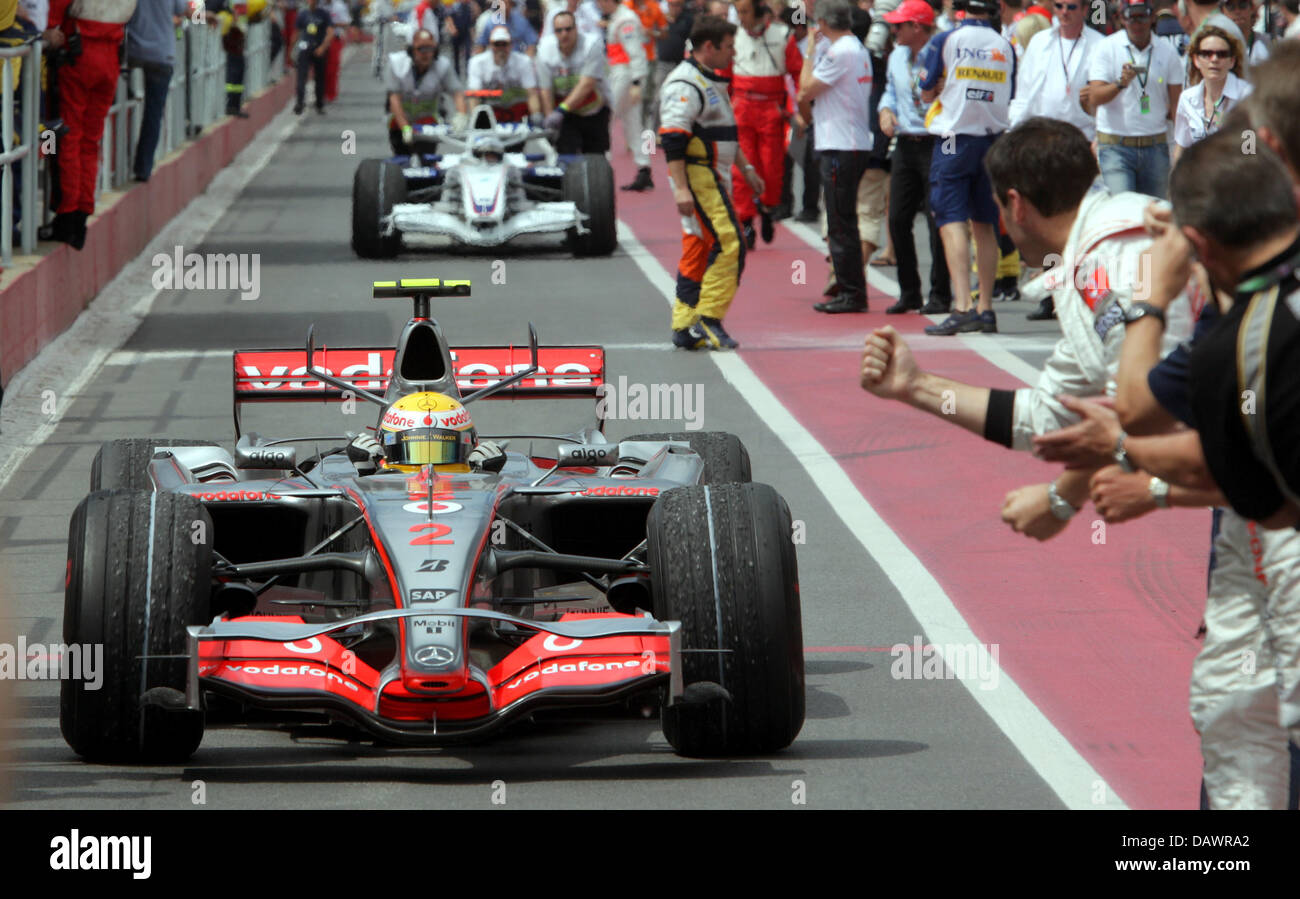 Lewis hamilton 2007 canada hi-res stock photography and images - Alamy