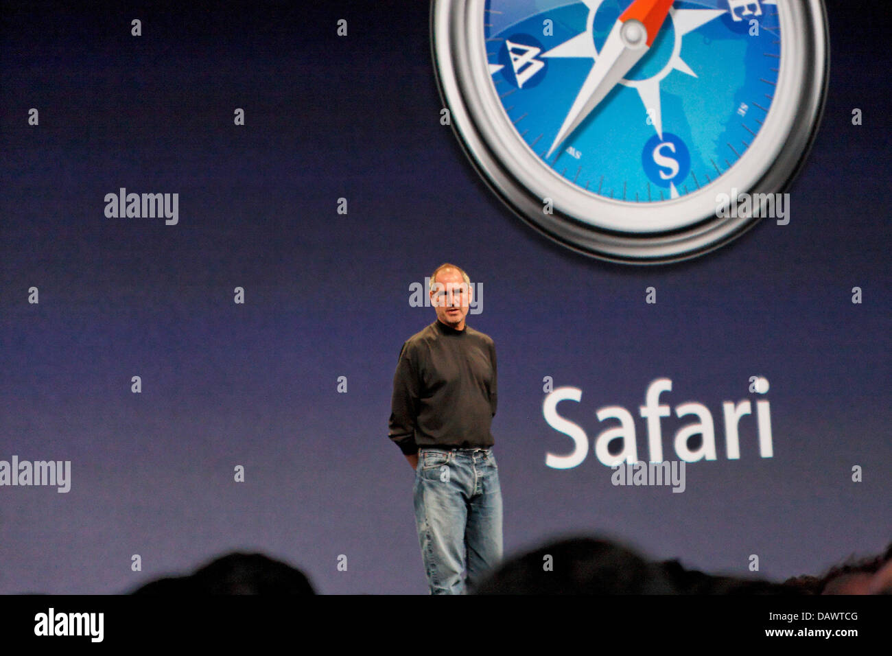 CEO and founder of Apple Steve Jobs pictured at the Worldwide ...