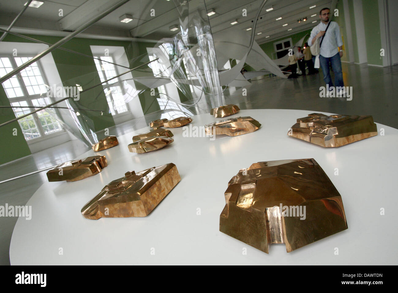 The installation 'Hardware' by Anatoly Osmolovsky displays abstract ...