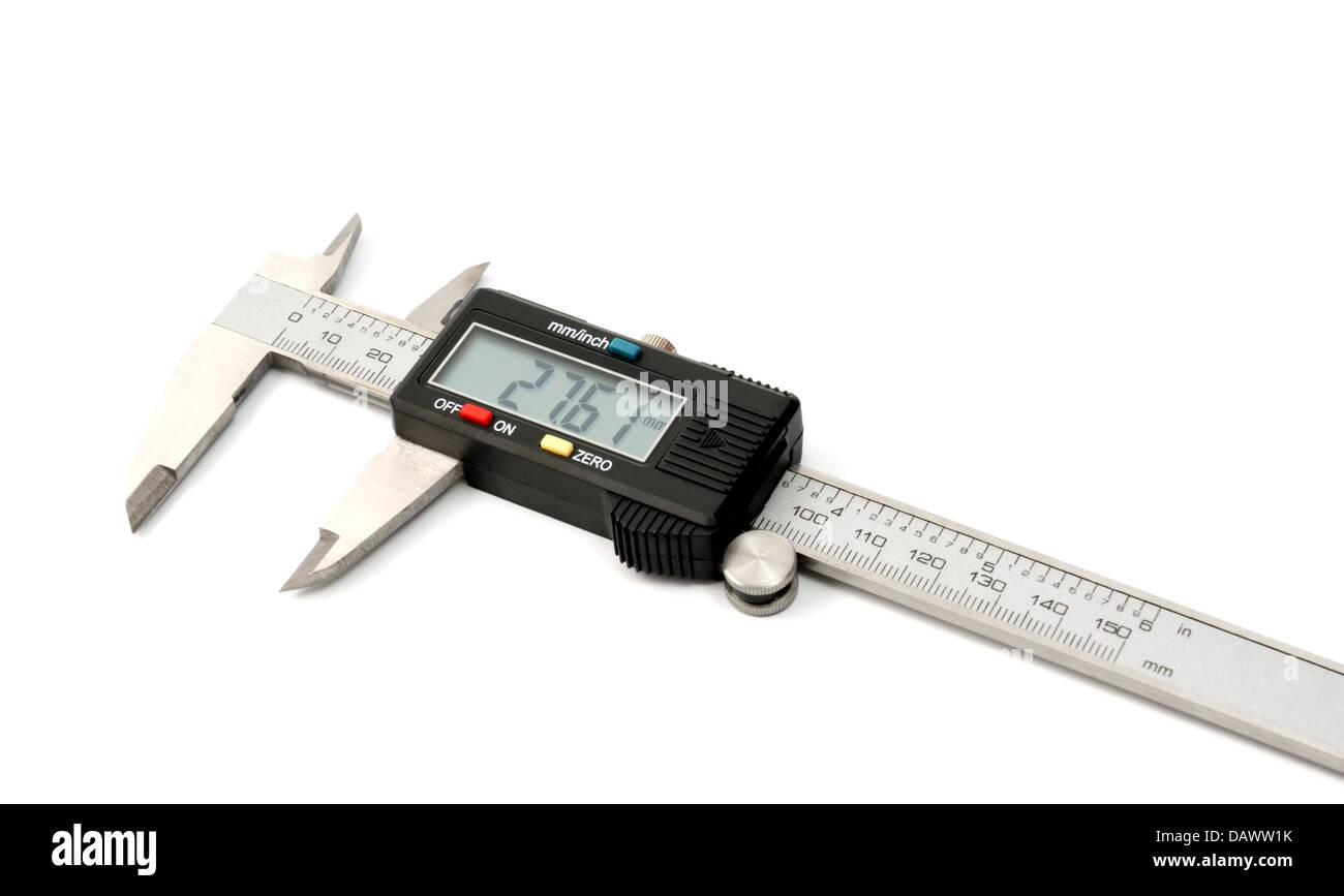 Electronic digital caliper Stock Photo - Alamy