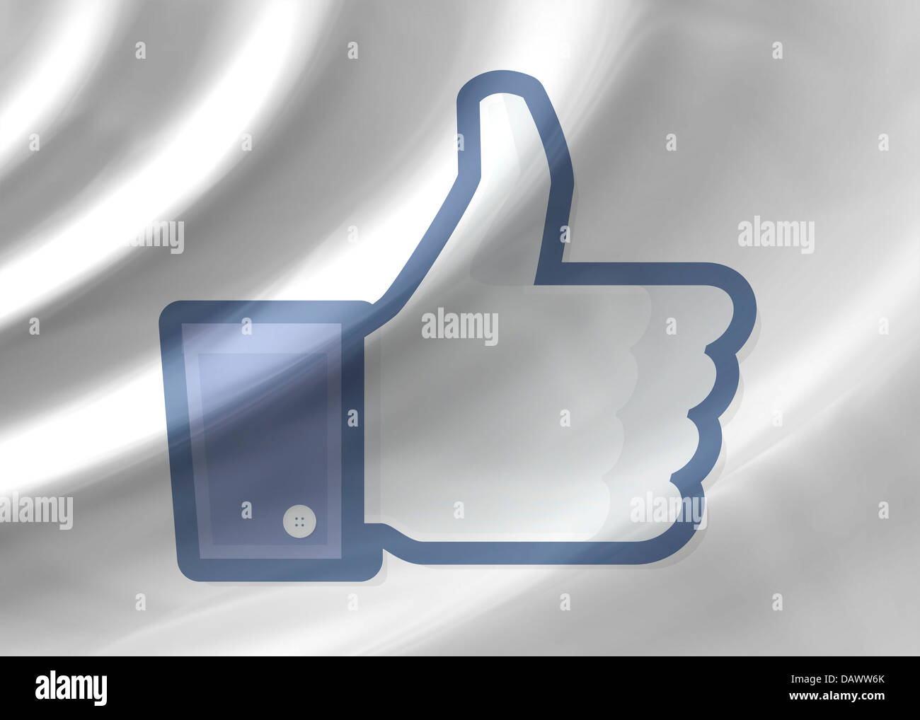 Facebook like logo symbol icon flag emblem Stock Photo - Alamy