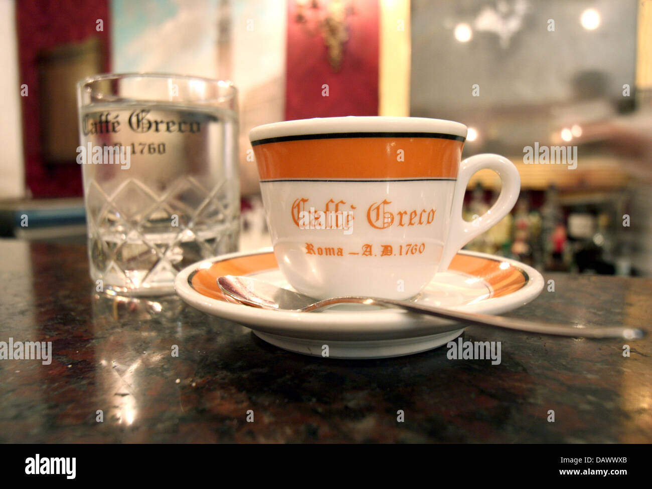 Antico caffè greco hi-res stock photography and images - Alamy
