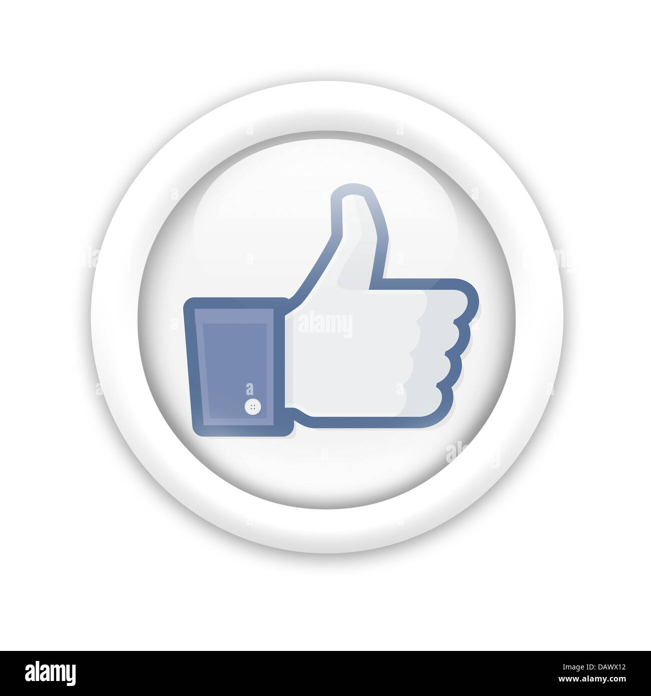 Facebook like logo symbol icon flag emblem Stock Photo - Alamy