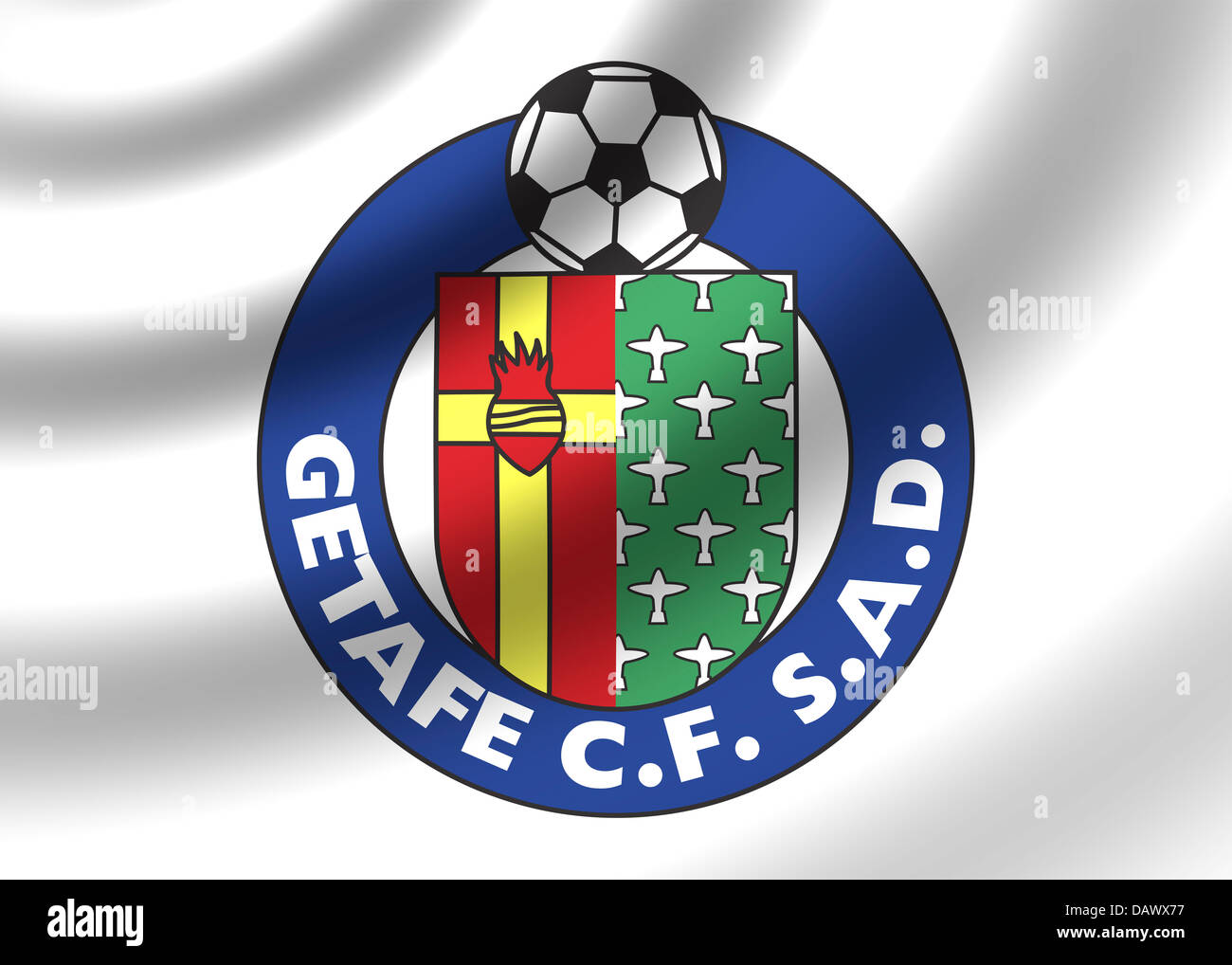 Geta fe C.F. S.A.D flag icon emblem logo symbol Stock Photo - Alamy