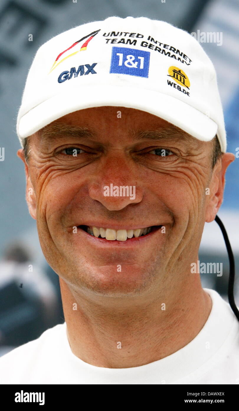 FILE - Jesper Bank, Danish skipper of United Internet Team Germany ...