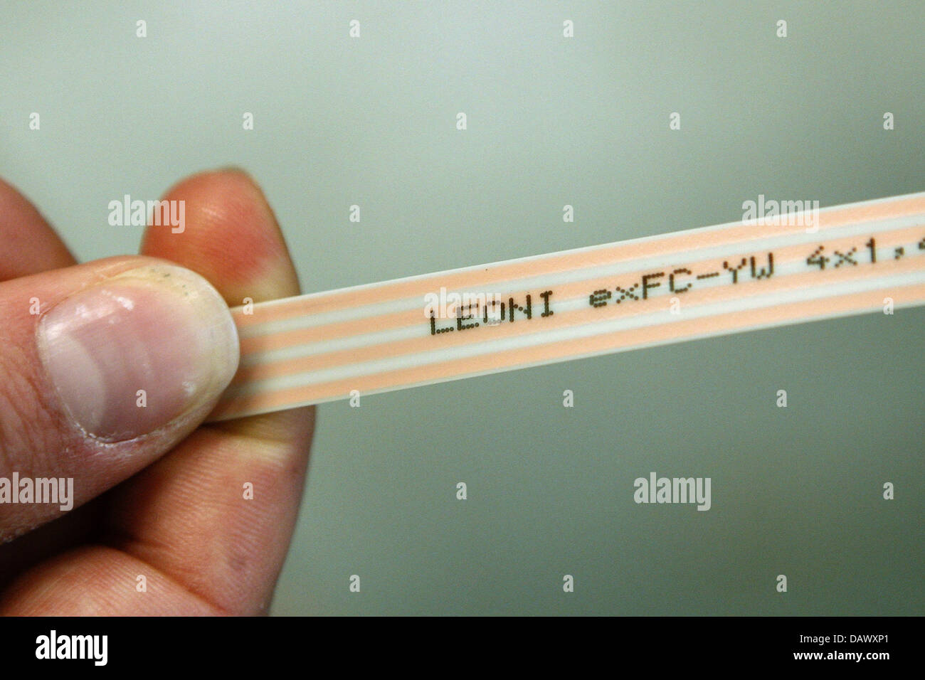 So-called extruded flat conductors by special cables producer LEONI ...