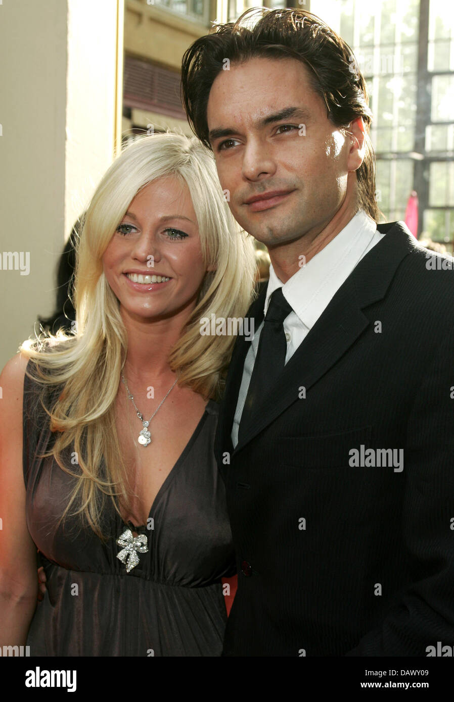 Model Marcus Schenkenberg and his girlfriend Laureen pose at the annual ...