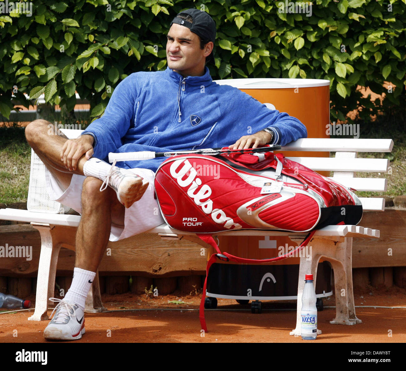 Swiss tennis professional Roger Federer, currently world number one ...