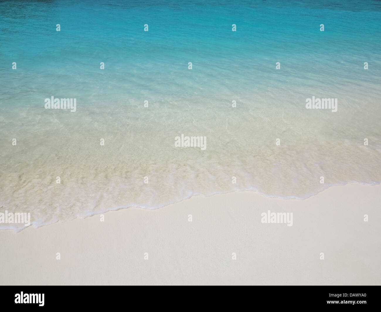 Clean sand beach, exotic Maldives location Stock Photo - Alamy