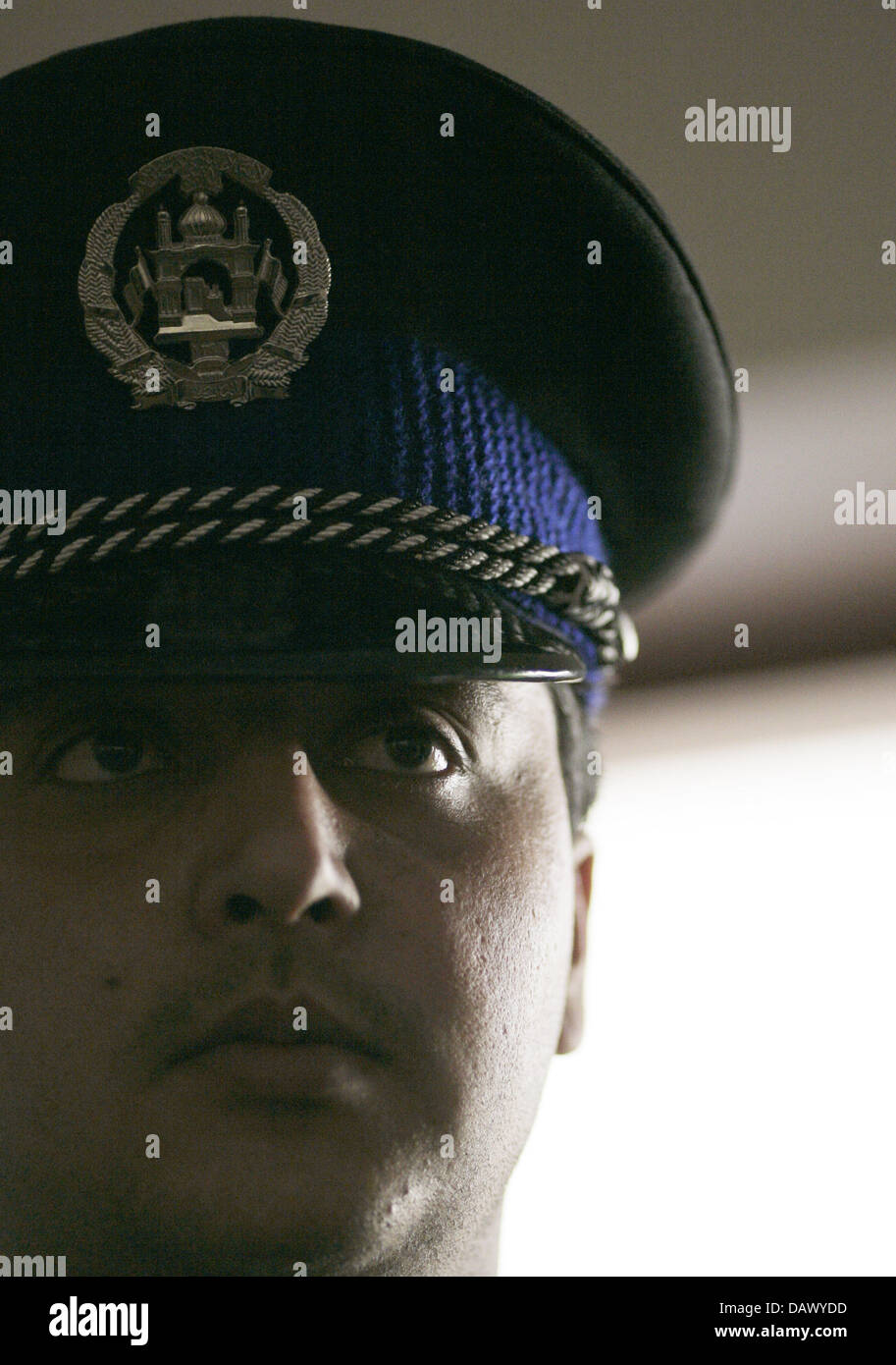 A male student in uniform pictured at the police academy headed by the ...