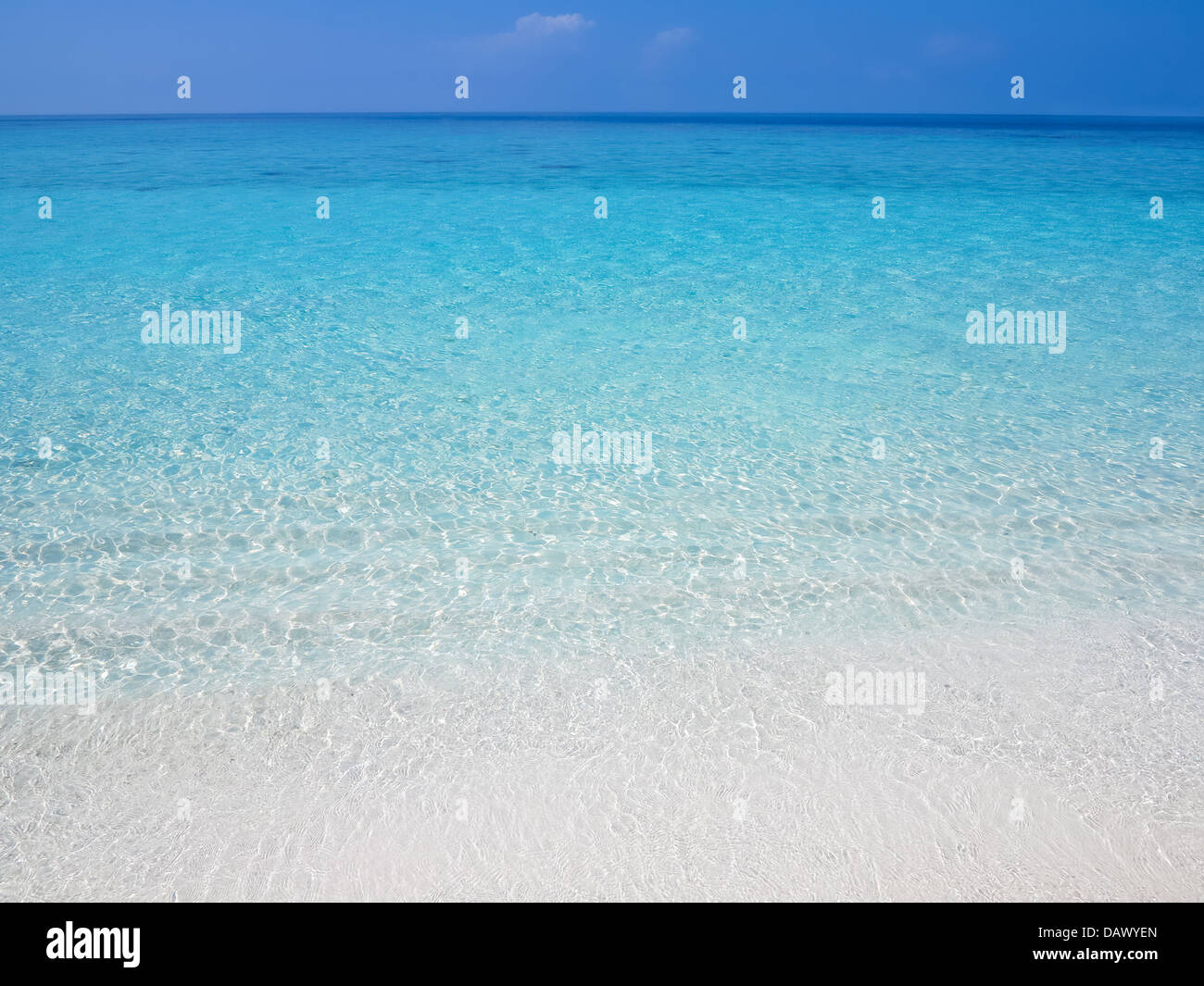 Calm and smooth ocean with water ripples Stock Photo - Alamy