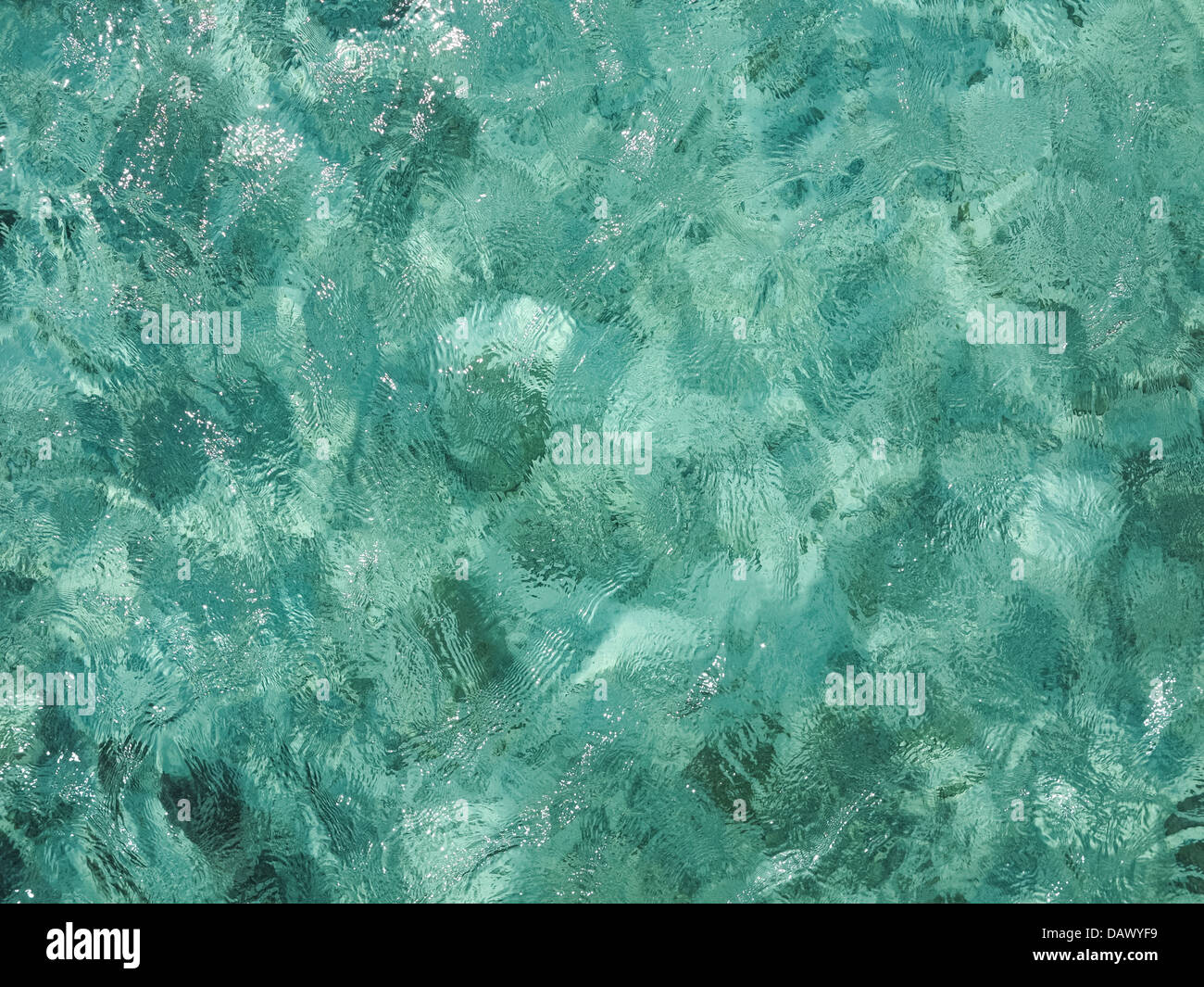 Calm sea with distorted surface Stock Photo - Alamy