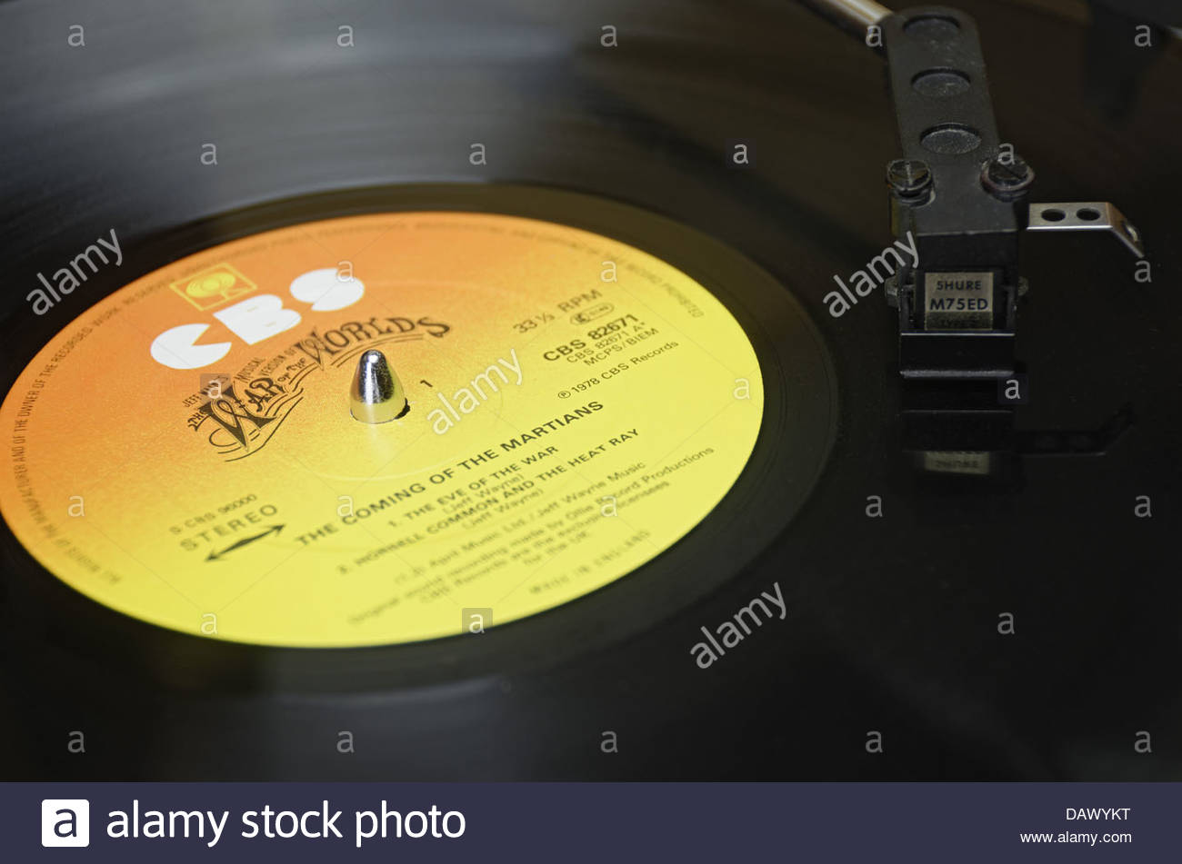 War Of The Worlds Album High Resolution Stock Photography and Images ...