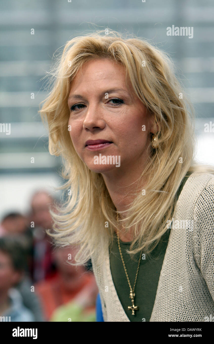 Swedish best-seller crime writer Liza Marklund is pictured at the ...