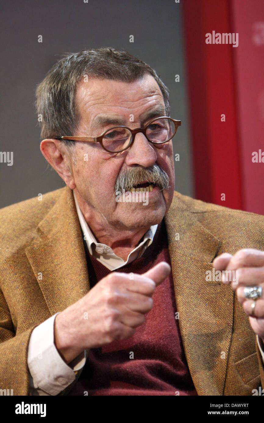 German author and winner of the 1999 Nobel Prize in Literature, Guenter ...