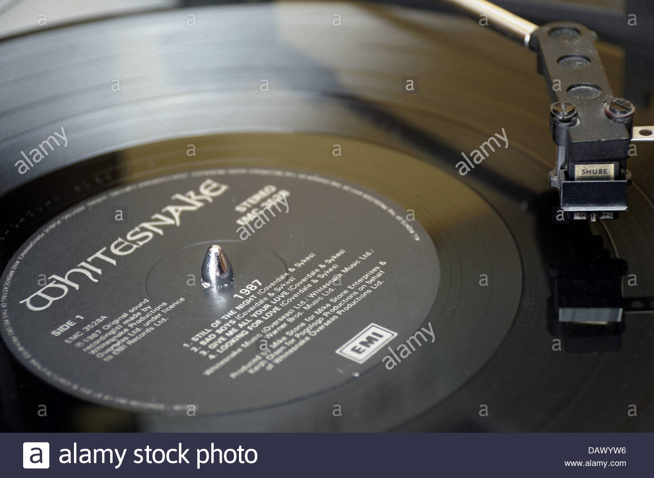 Vintage 1980s Record Turntable High Resolution Stock Photography and ...