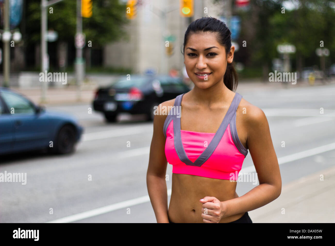 Alone on a busy city hi-res stock photography and images - Alamy