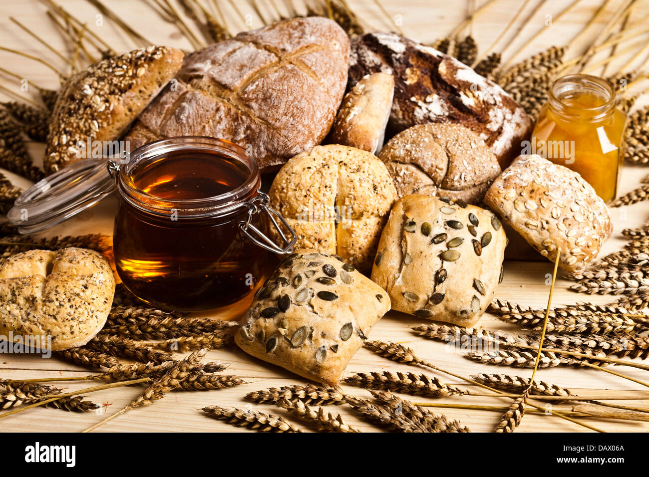 Variety of bread Stock Photo - Alamy