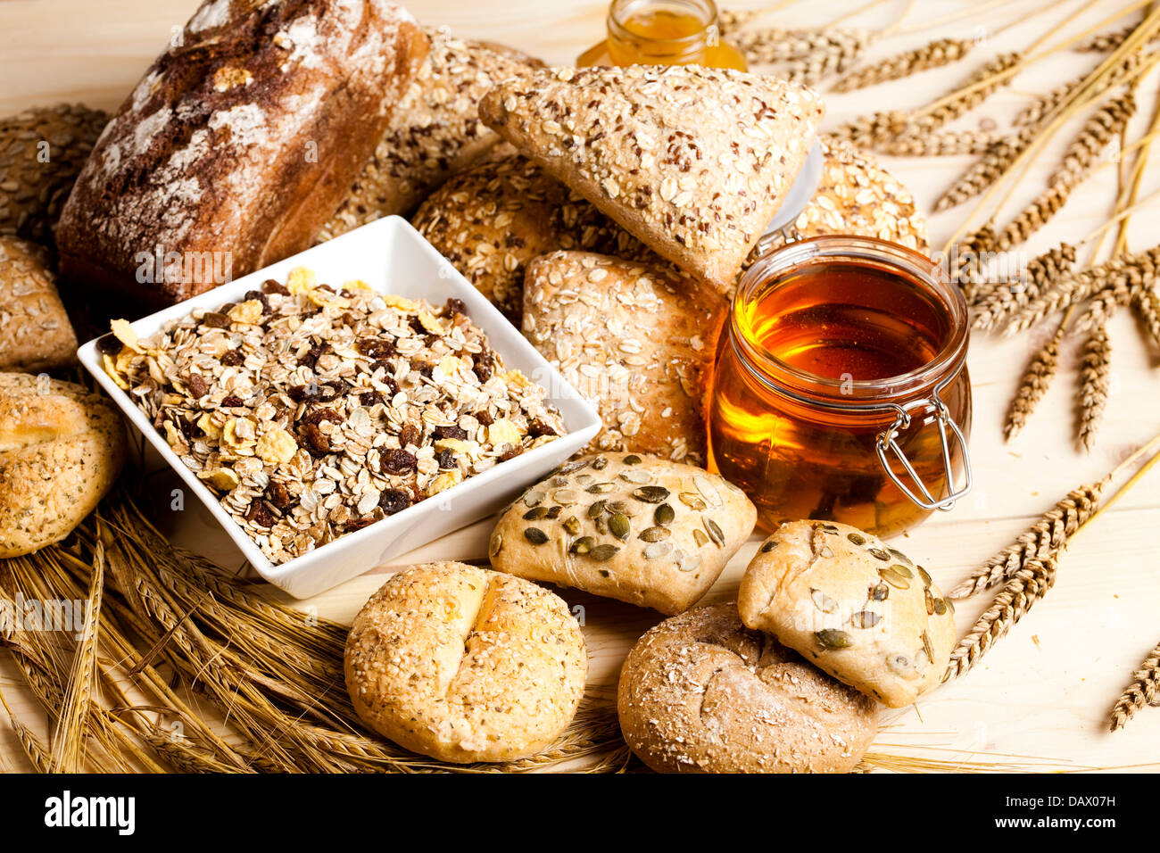 Variety of bread Stock Photo - Alamy