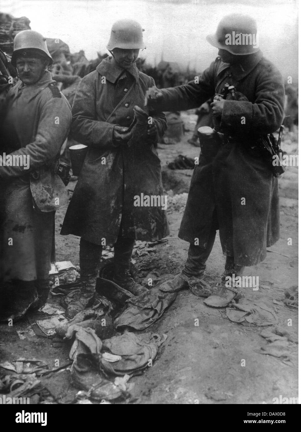 German soldiers michael offensive western front Black and White Stock ...