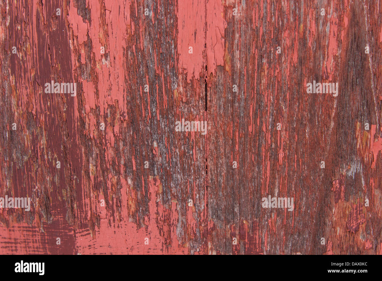 close-up red wood peeling paint Stock Photo - Alamy