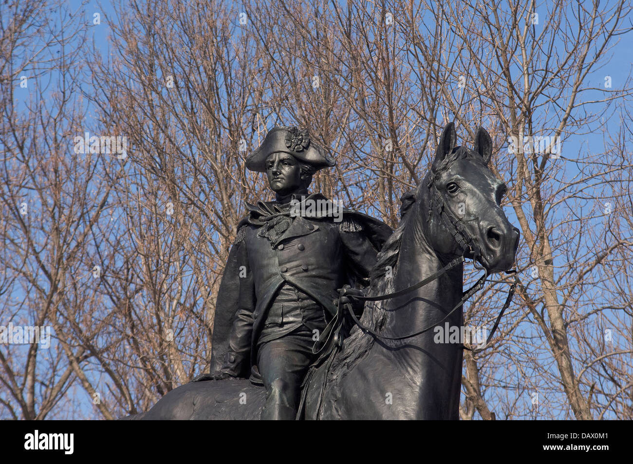 Equestrian statue of Henry Knox at Valley Forge, Pennsylvania. Digital ...