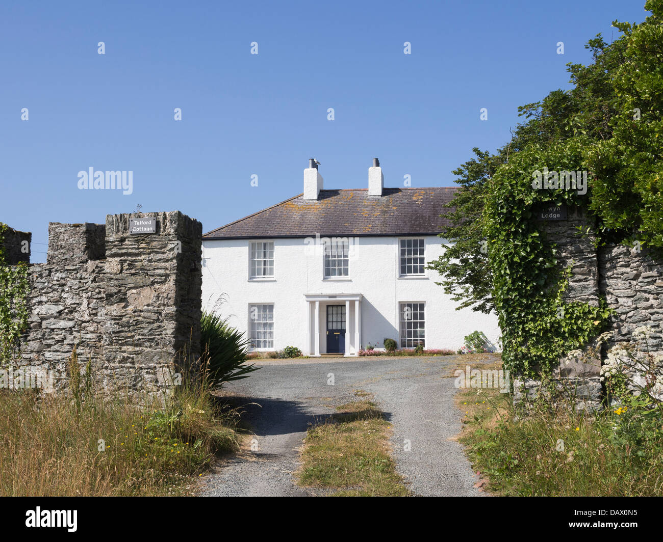 Telford Cottage where Thomas Telford lived whilst building the Menai ...