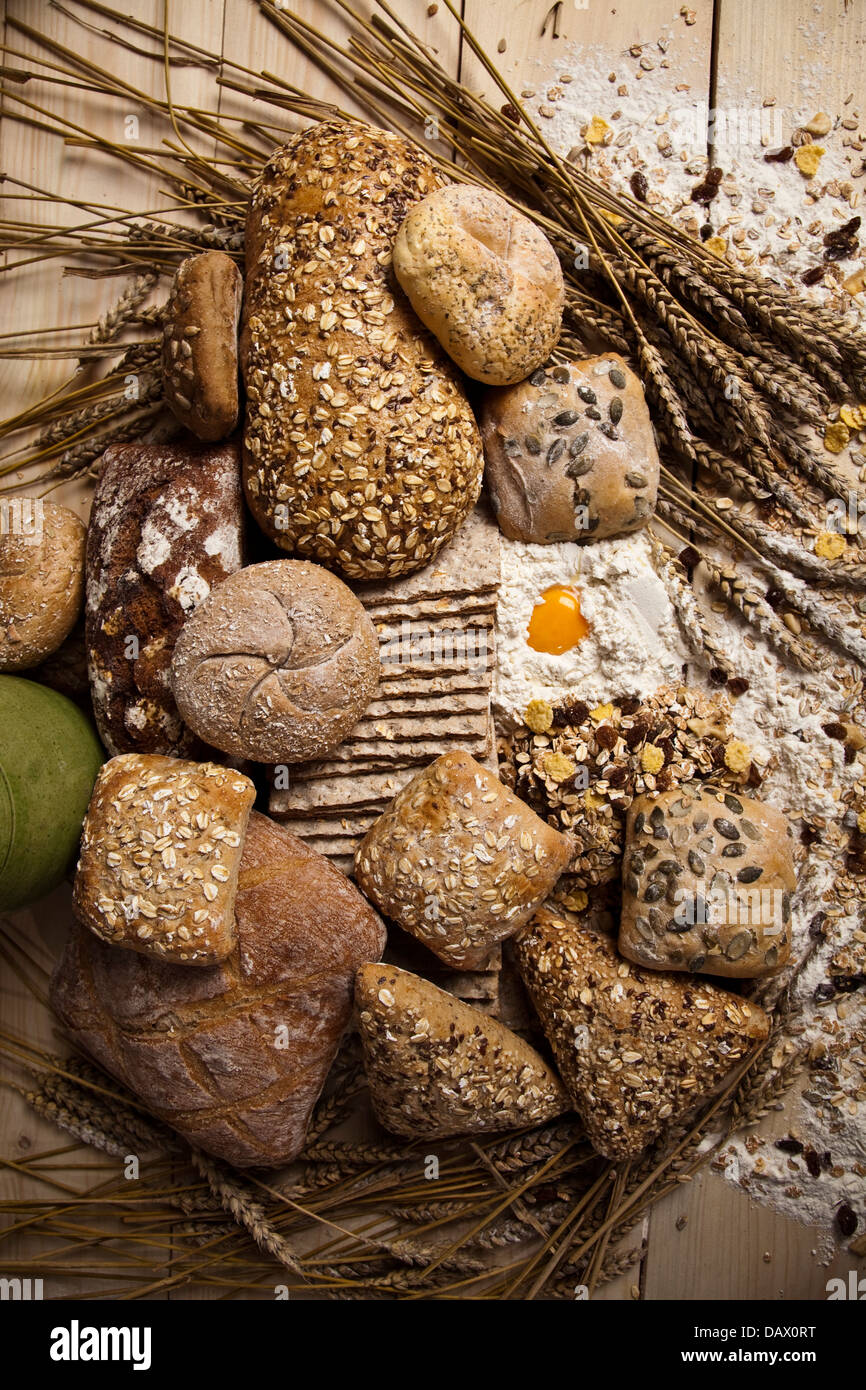 Variety of bread Stock Photo - Alamy