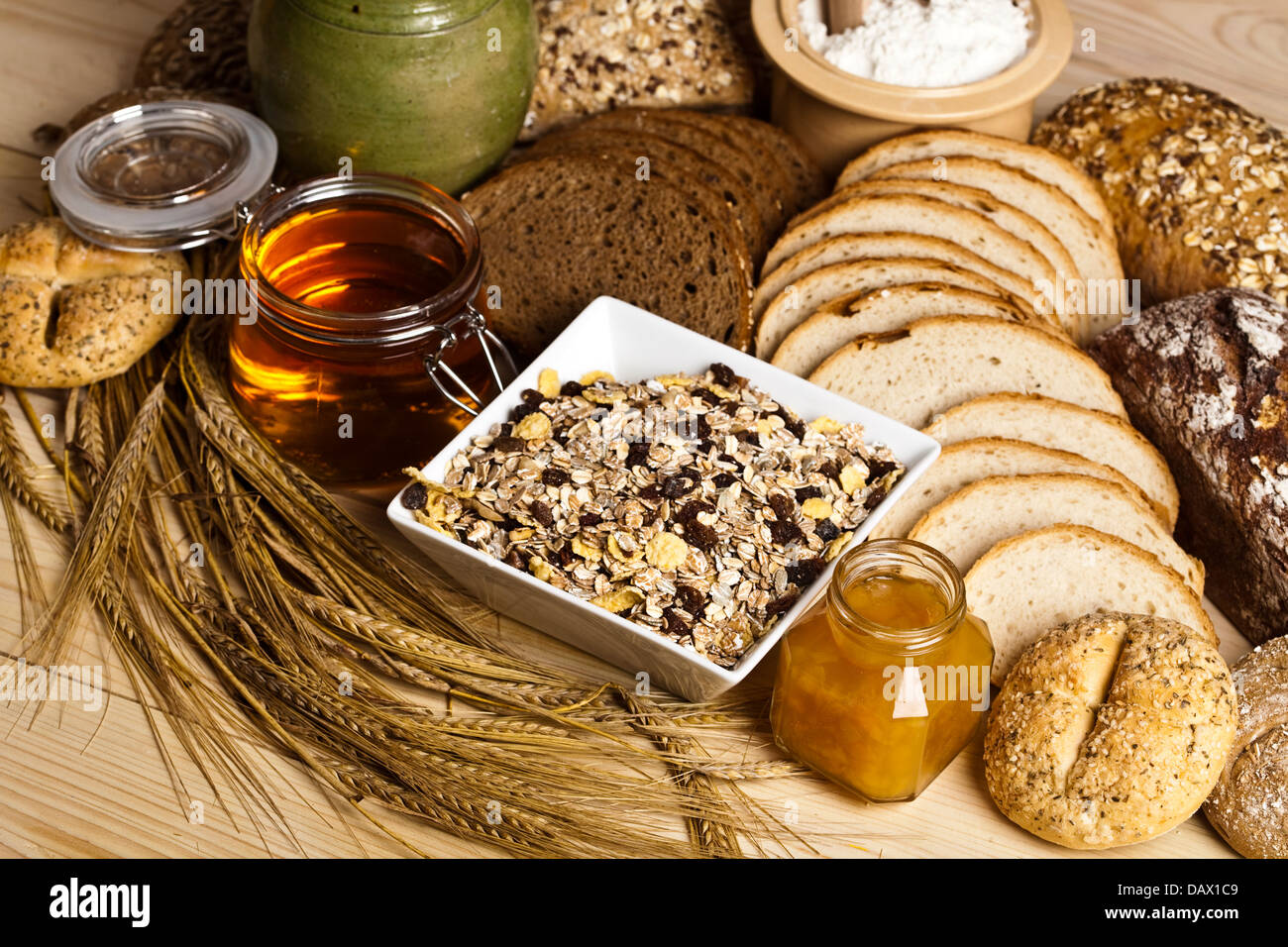 Variety of bread Stock Photo - Alamy