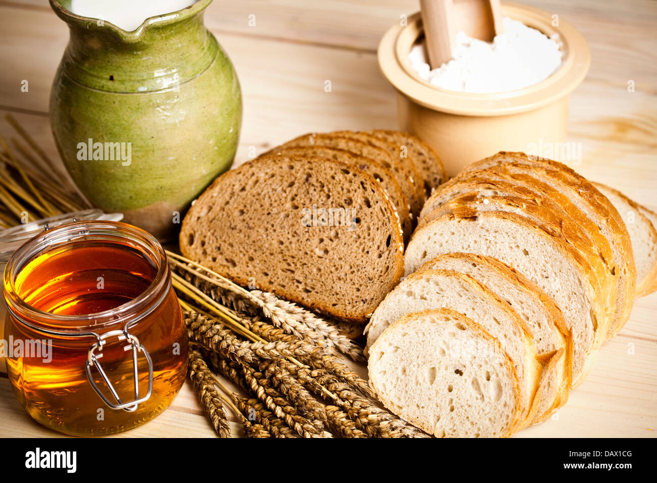 Variety of bread Stock Photo - Alamy