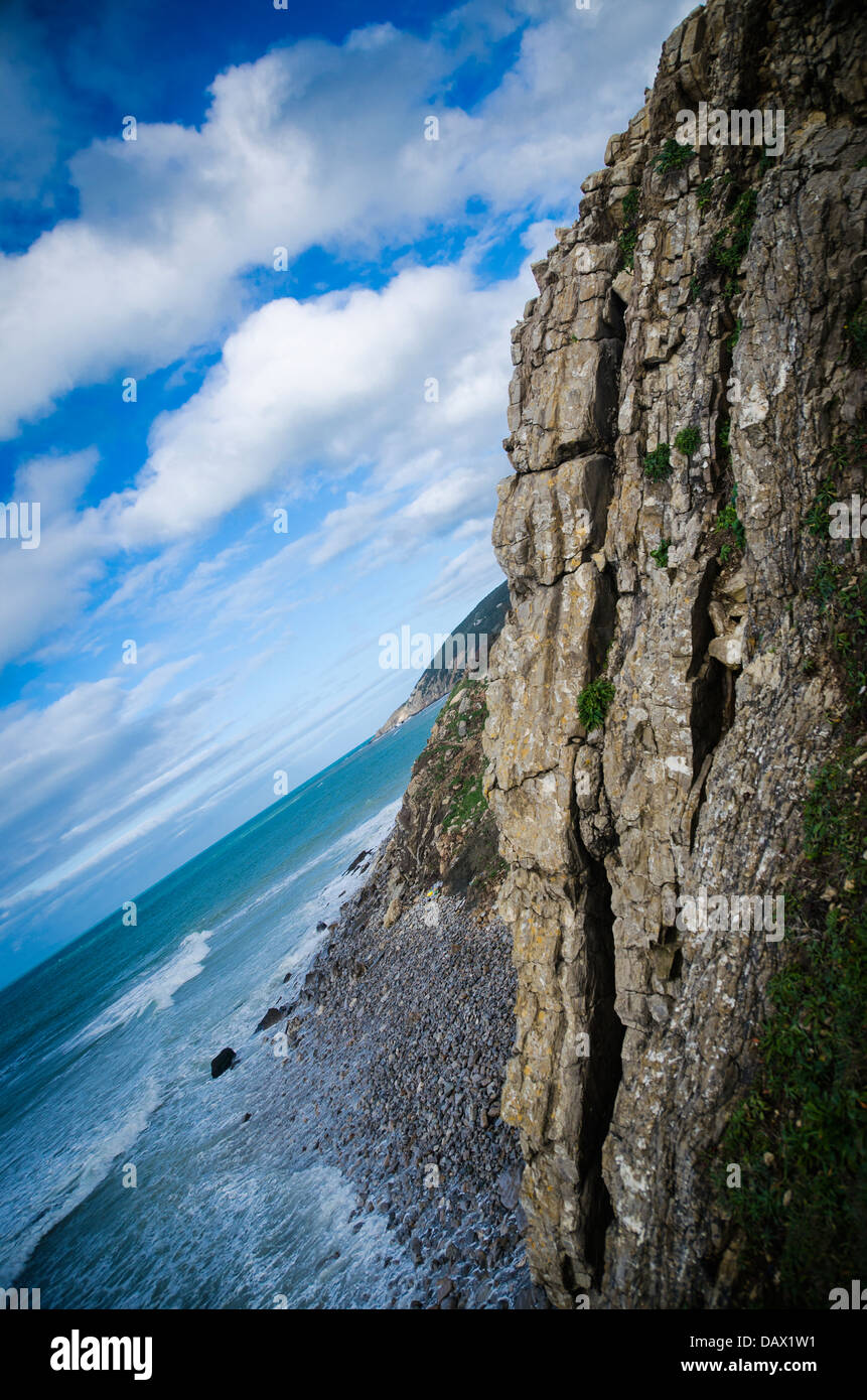 cliffs at the coast of North Africa Stock Photo - Alamy