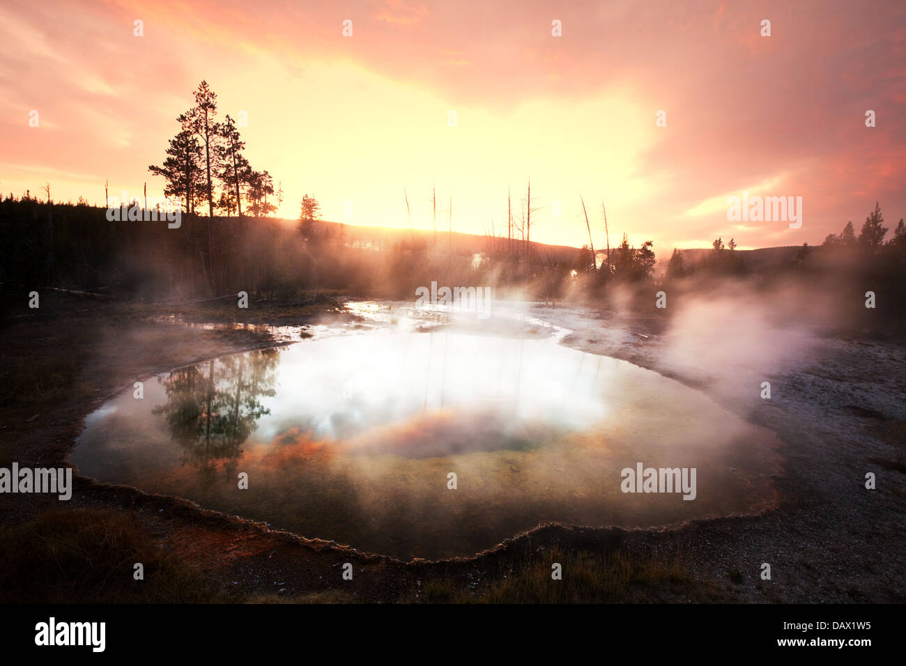 Morning Glory Pool Stock Photo - Alamy