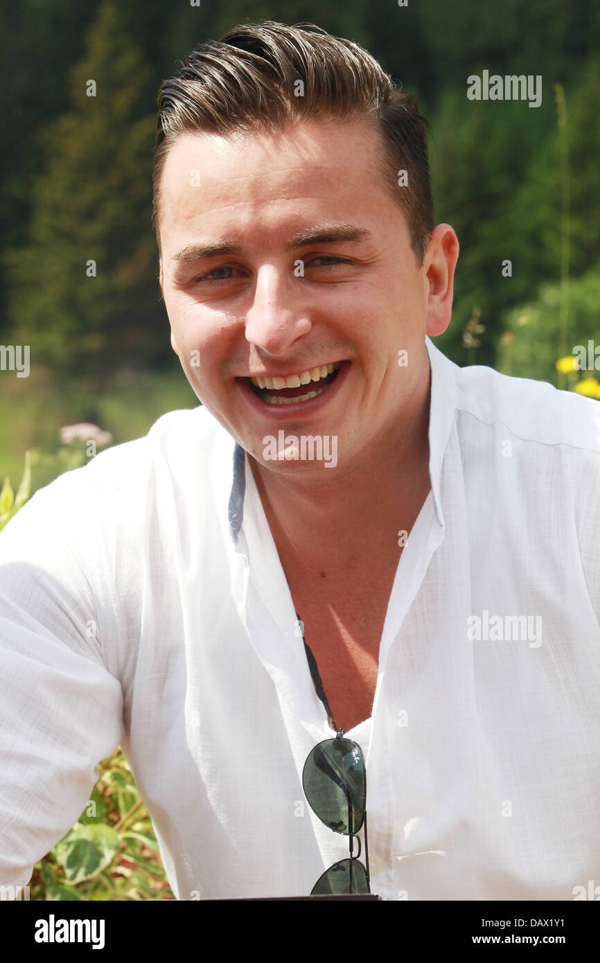 Austrian folk music singer Andreas Gabalier poses at the artists ...