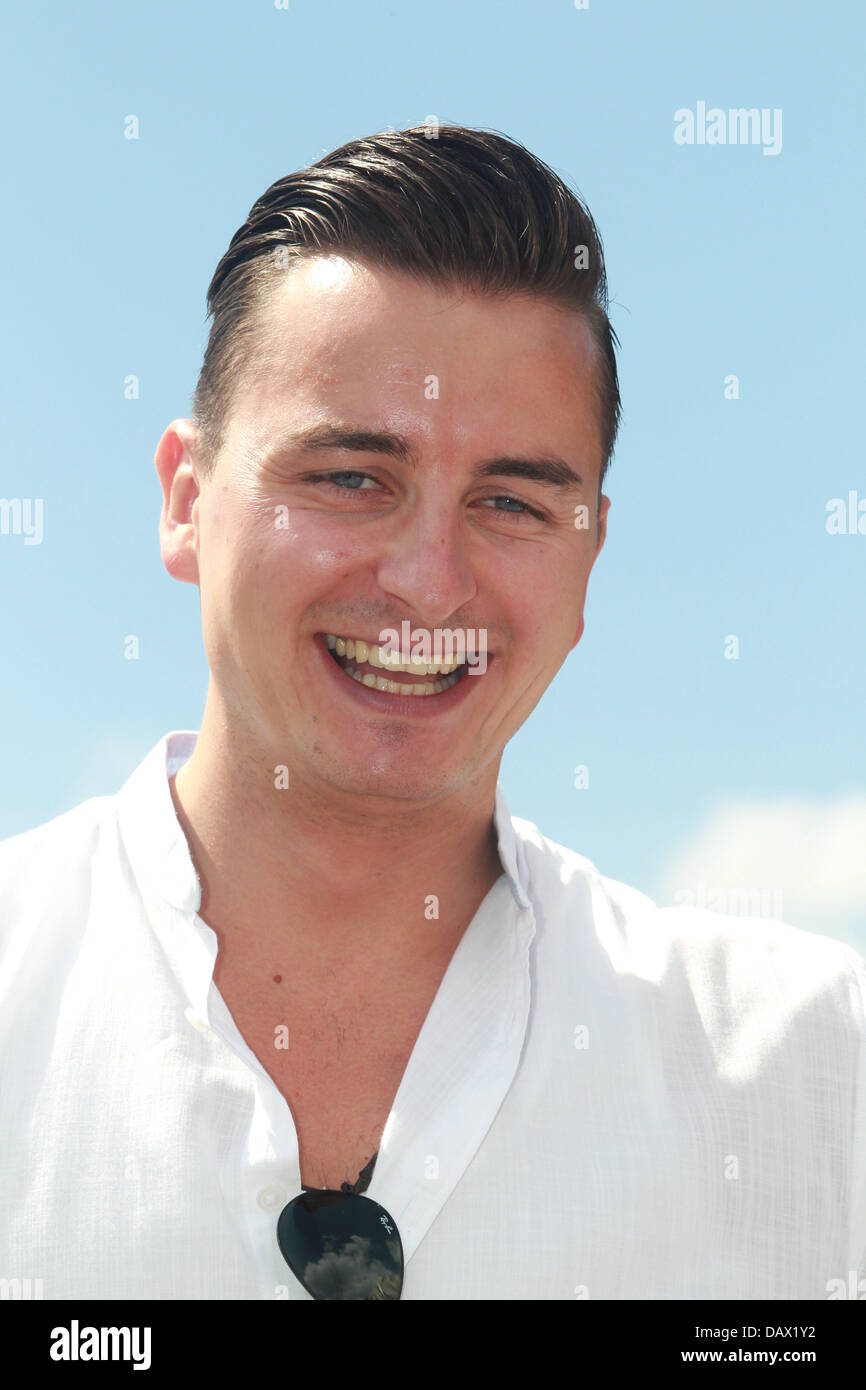 Austrian folk music singer Andreas Gabalier poses at the artists ...