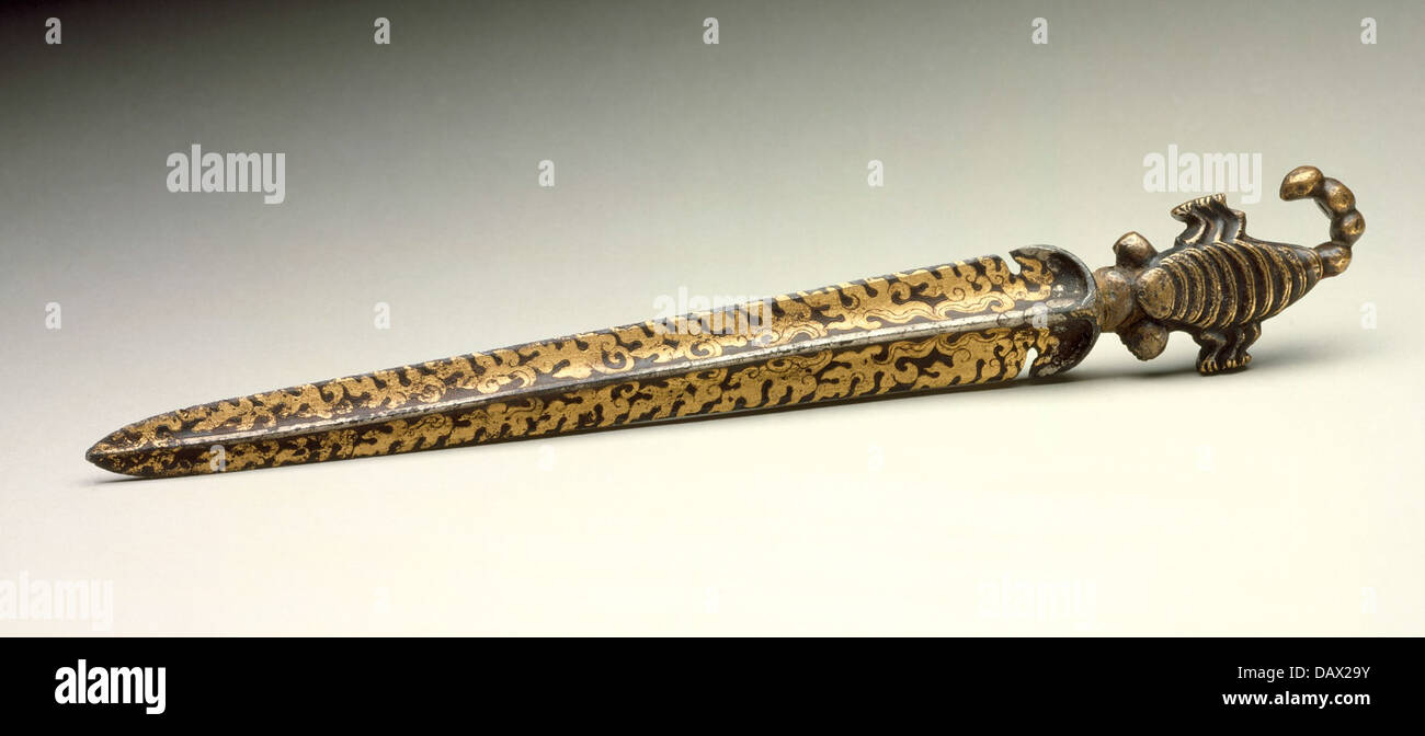Ceremonial Scorpion Dagger AC1994.112.1 Stock Photo - Alamy