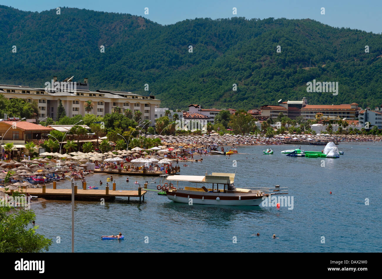 Beach at Icmeler, Marmaris Bay, Mugla Province, Turkey Stock Photo - Alamy