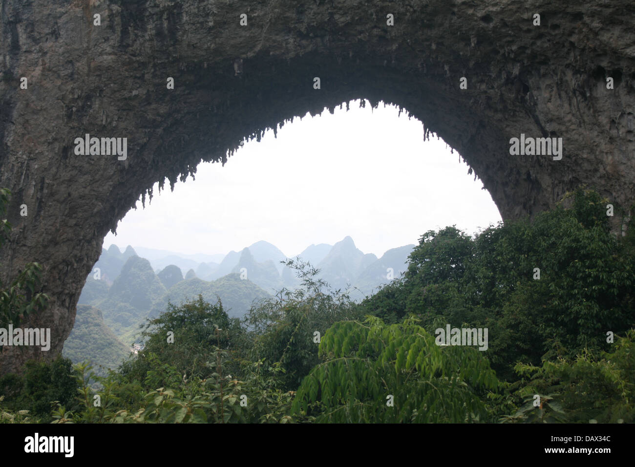 Moon hill yangshuo china hi-res stock photography and images - Alamy