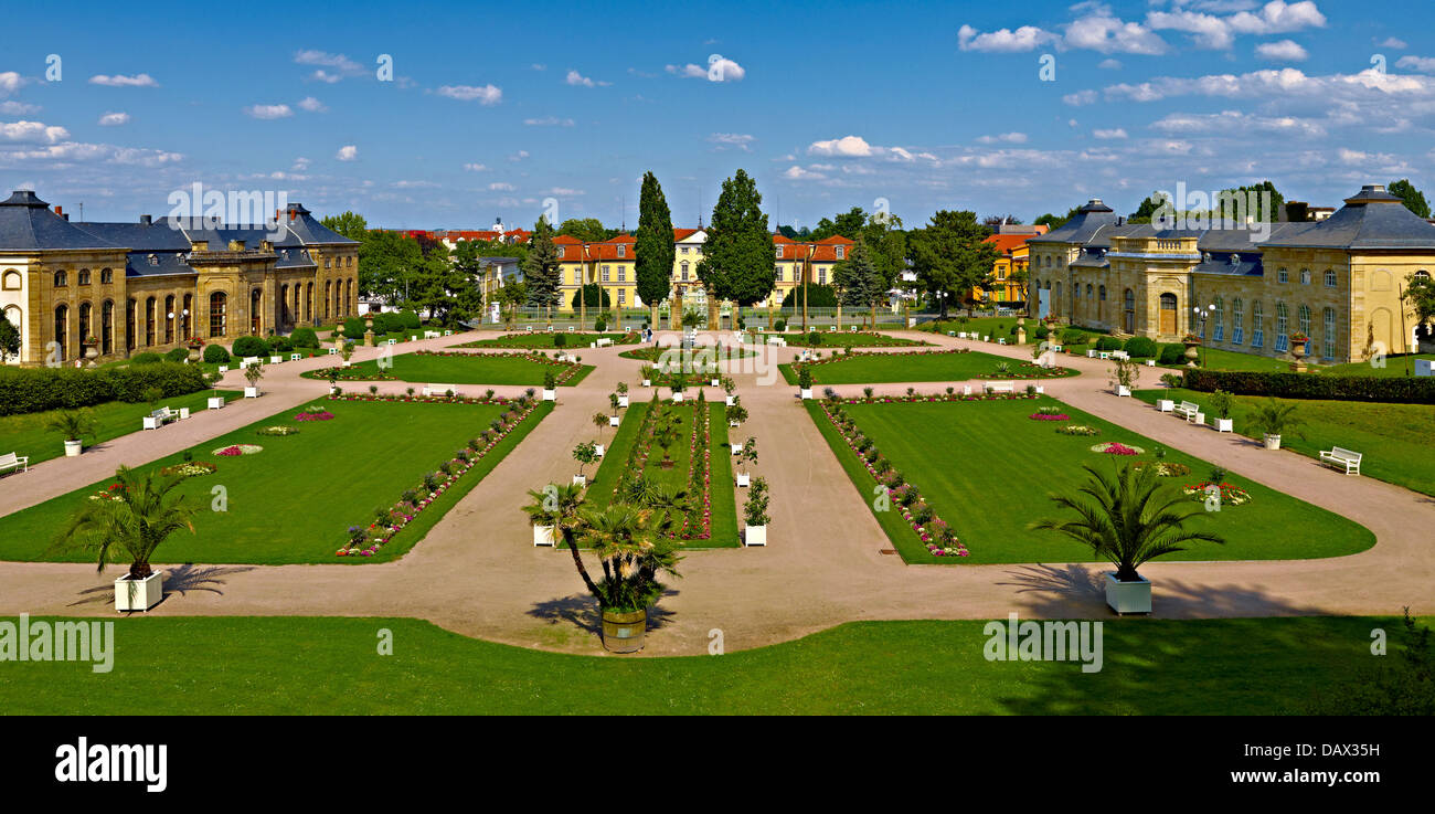 Orangery, Friedenstein Castle, Gotha, Thuringia, Germany Stock Photo ...