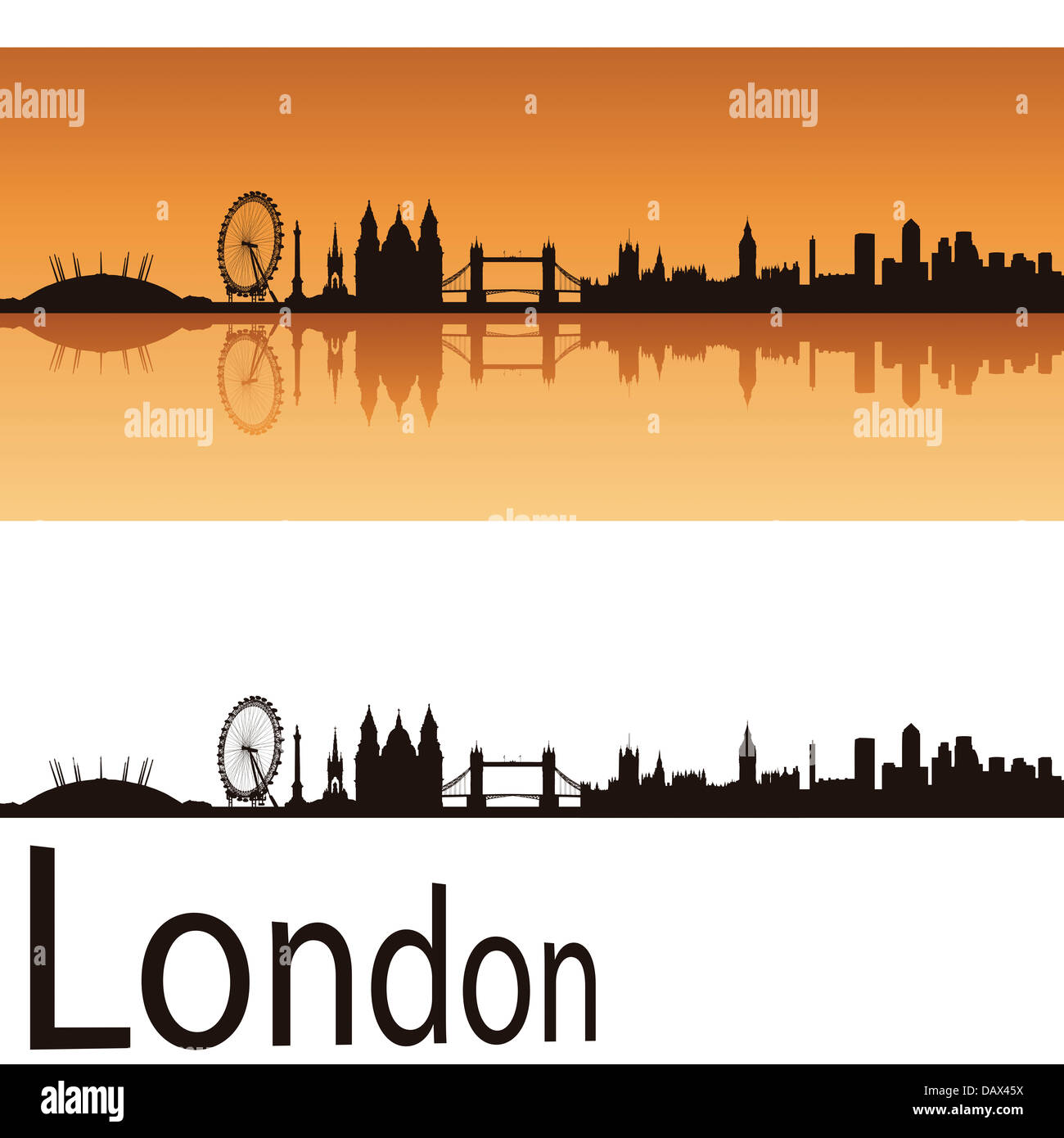 London skyline illustration hi-res stock photography and images - Alamy