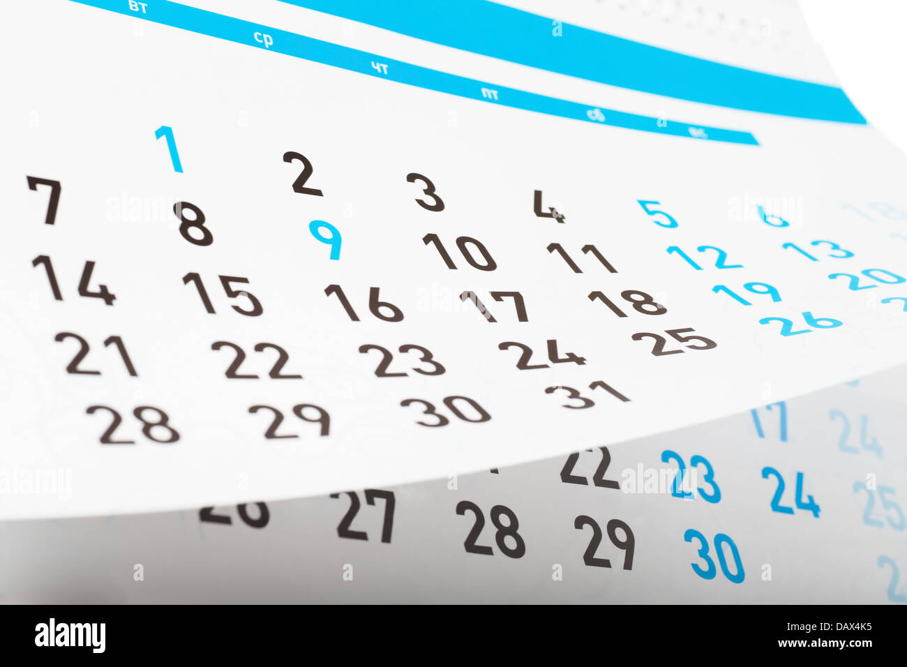 Calendar scheduling hi-res stock photography and images - Alamy