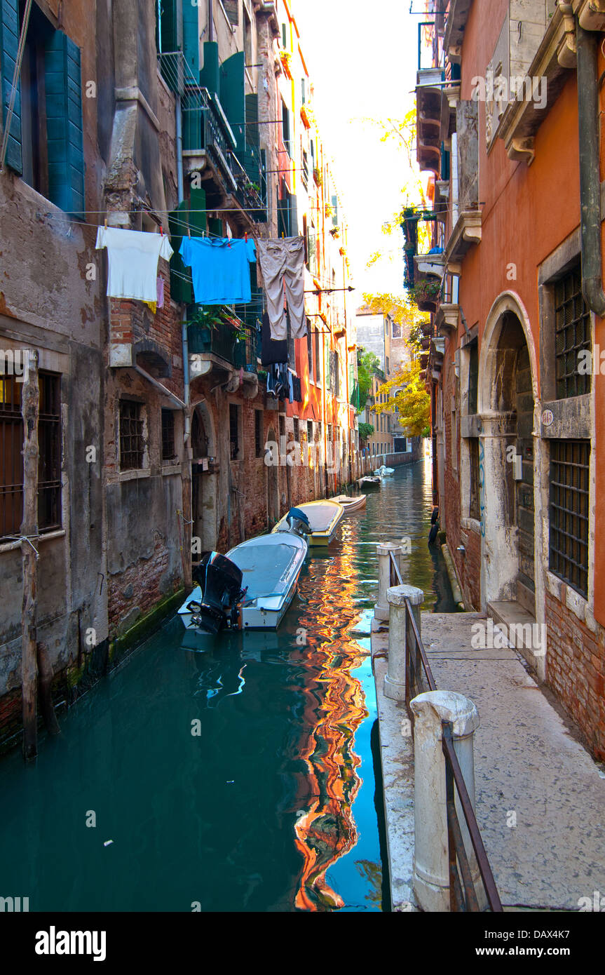 unusual pittoresque view of Venice Italy most touristic place in the ...