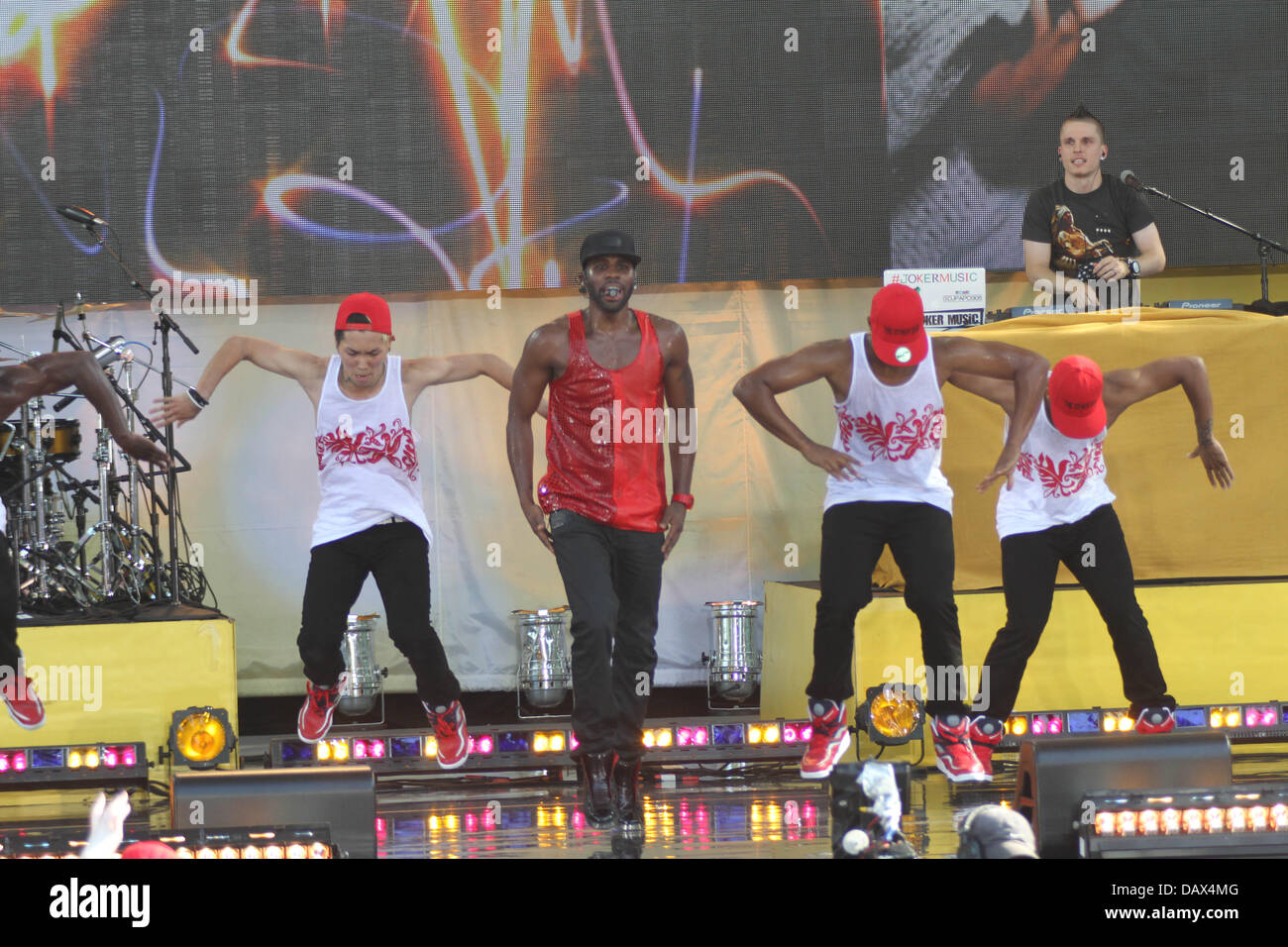 New York, New York, USA. 19th July, 2013. Jason Derulo performs in ...