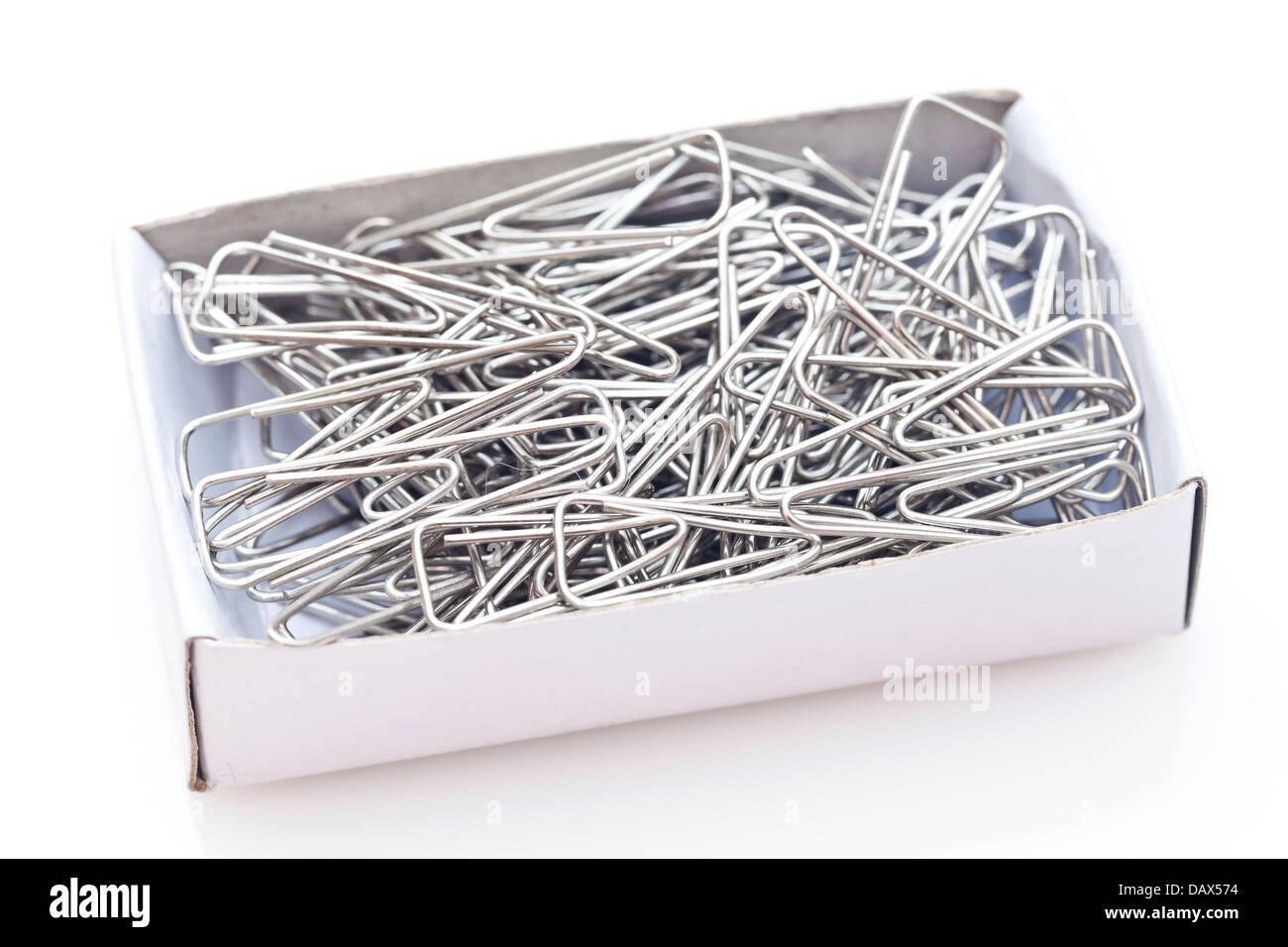 Clips isolated on white background Stock Photo - Alamy