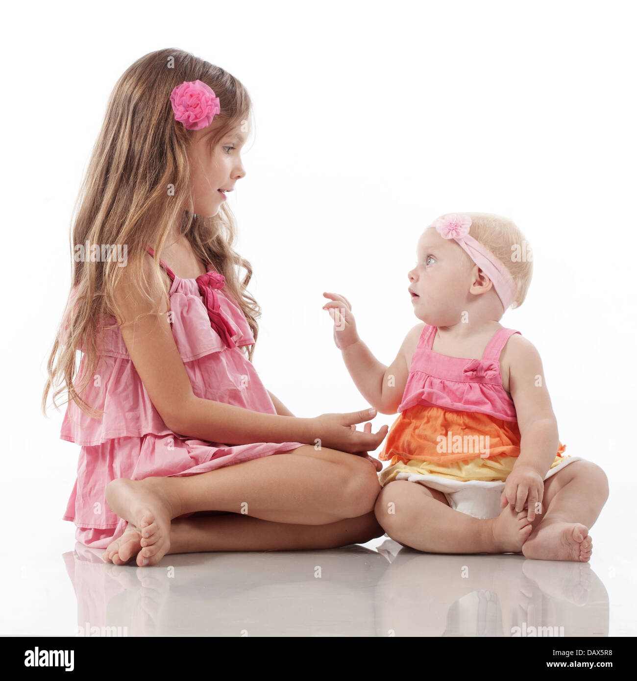 Two happy children adorable baby hi-res stock photography and images ...