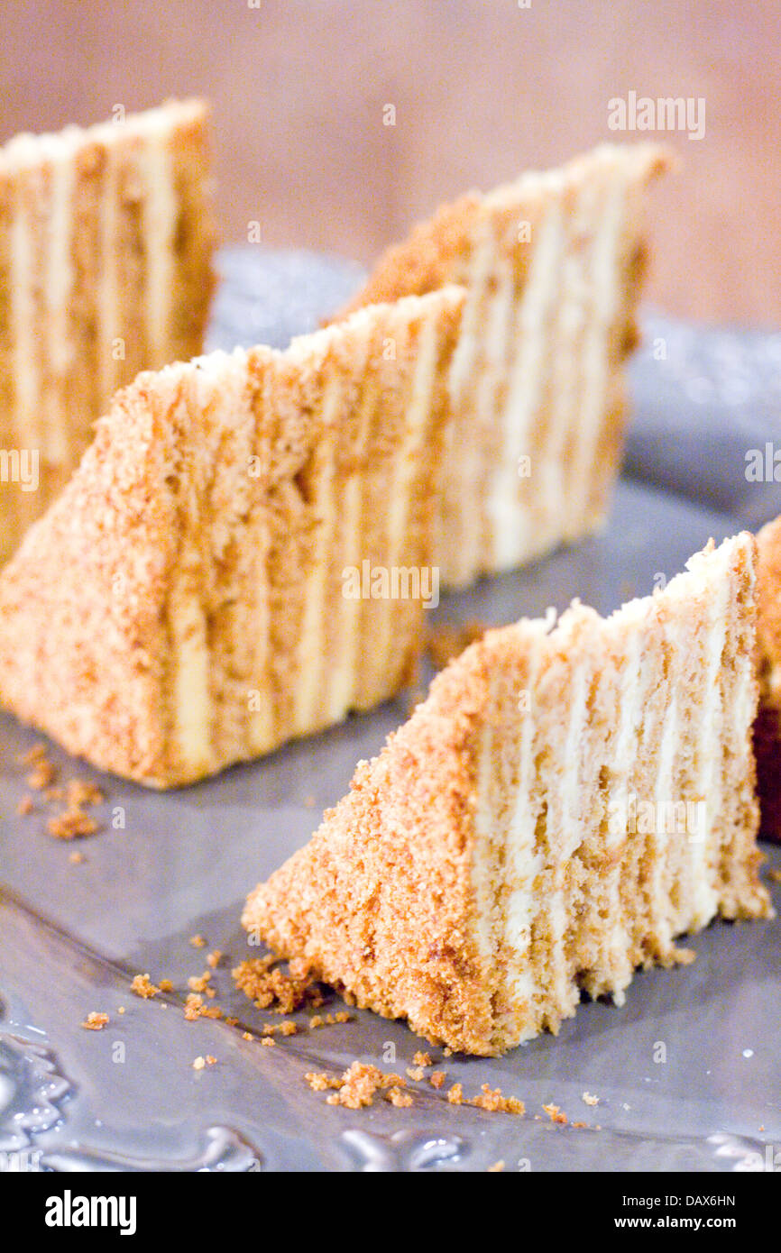 pieces of cake Stock Photo - Alamy